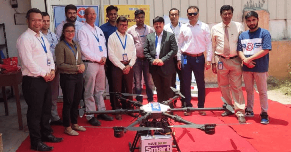 Blue Dart and Skye Air Transform Logistics with Drone Delivery Service Launch
