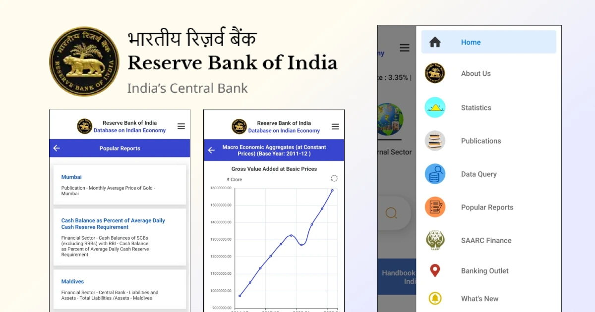 Reserve Bank of India Launches RBIDATA Mobile App for Easy Access to ...